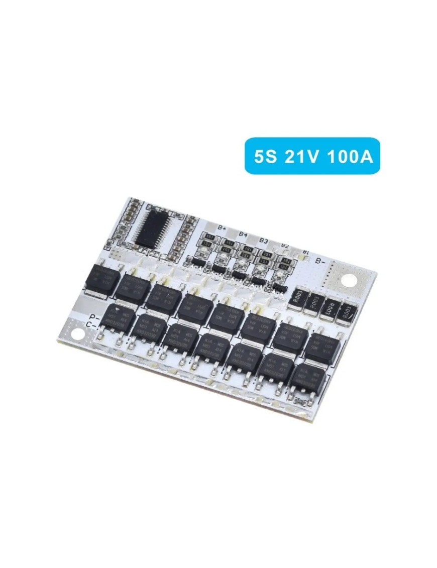 BMS 5S 100A 21V pentru baterii Li-ion cu echilibrare